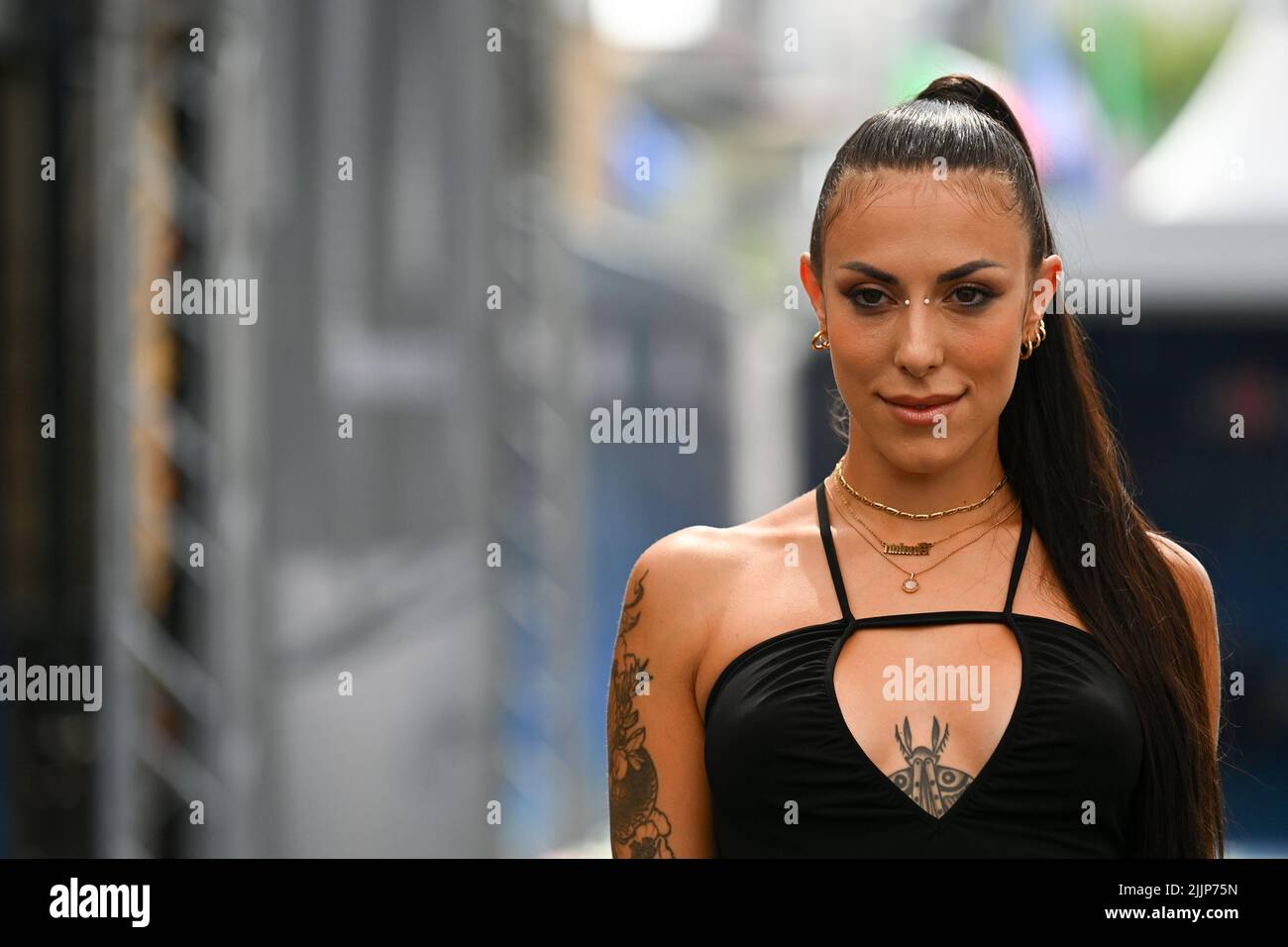 GIFFONI VALLE PIANA, ITALY - JULY 27: Beba attend the photocall at the ...