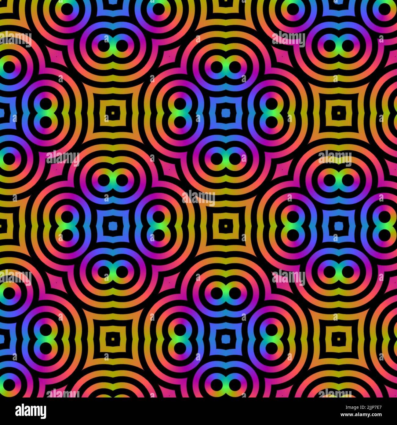 A colorful illustration of abstract shapes background pattern Stock ...