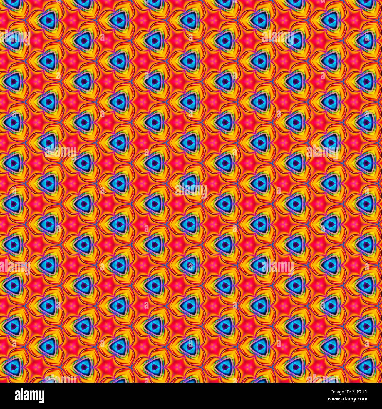 A beautiful illustration of colorful patterns Stock Photo - Alamy
