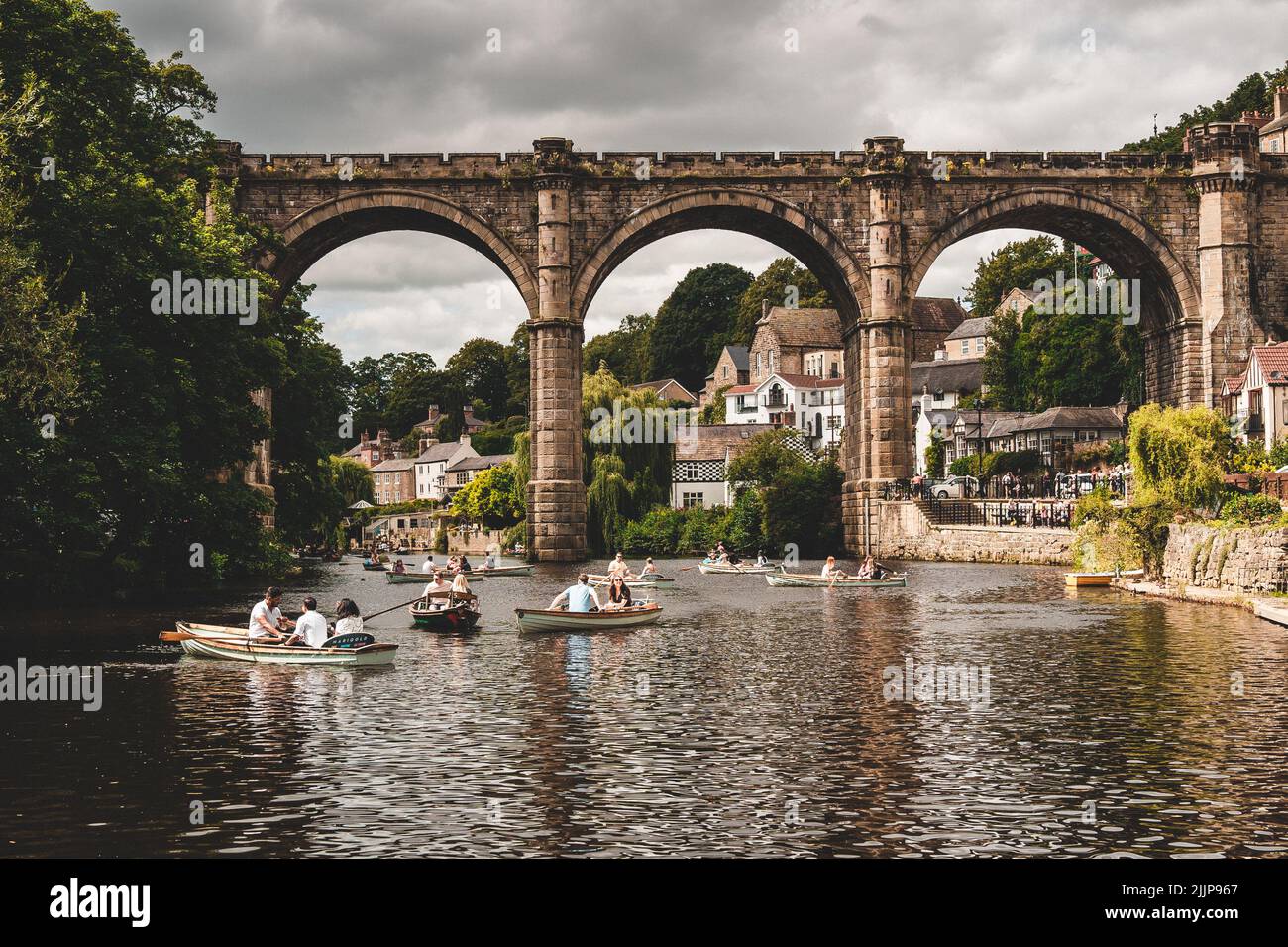Boats in little river hi-res stock photography and images - Alamy