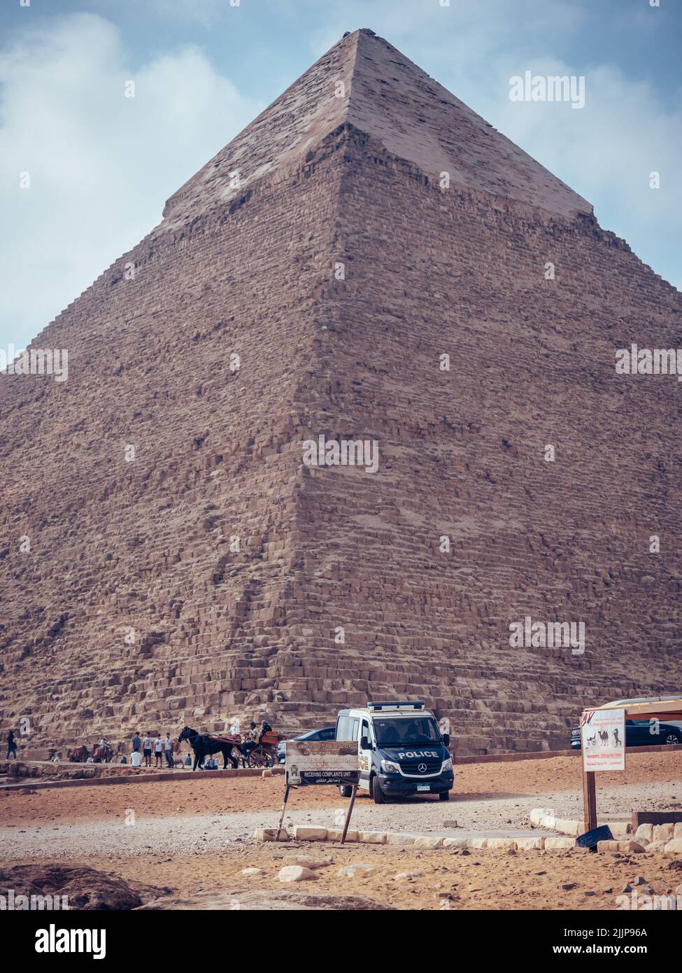 The great pyramid complex in Cairo Stock Photo - Alamy