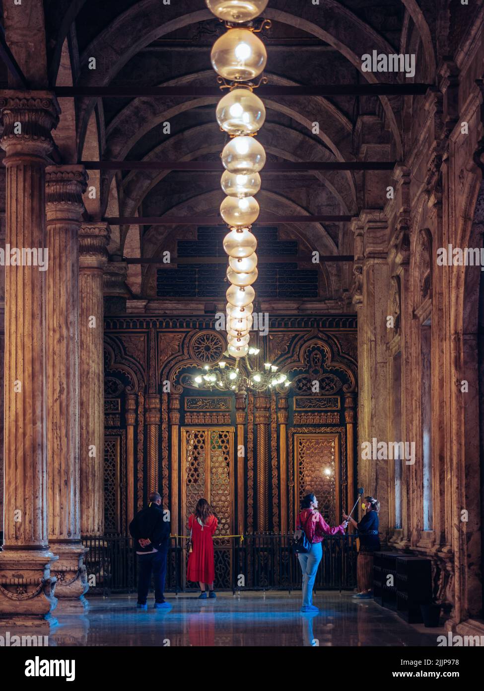 A vertical shot of a historic Cairo mosque in Egypt Stock Photo - Alamy