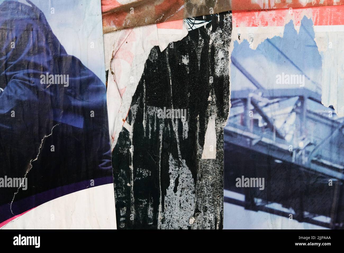 Ripped poster texture background hi-res stock photography and images ...