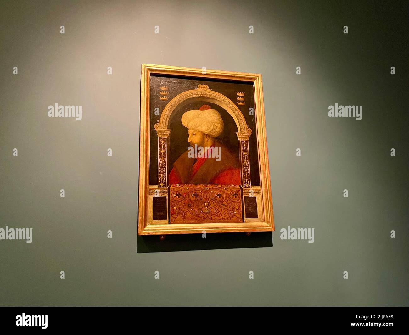 A Painting of the Fatih Sultan Mehmet, Sultan of the Ottoman Empire ...