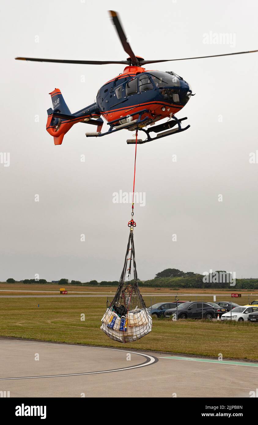 Air Lift Helicopter Lift Off For New LifeFlight Helicopter As Service