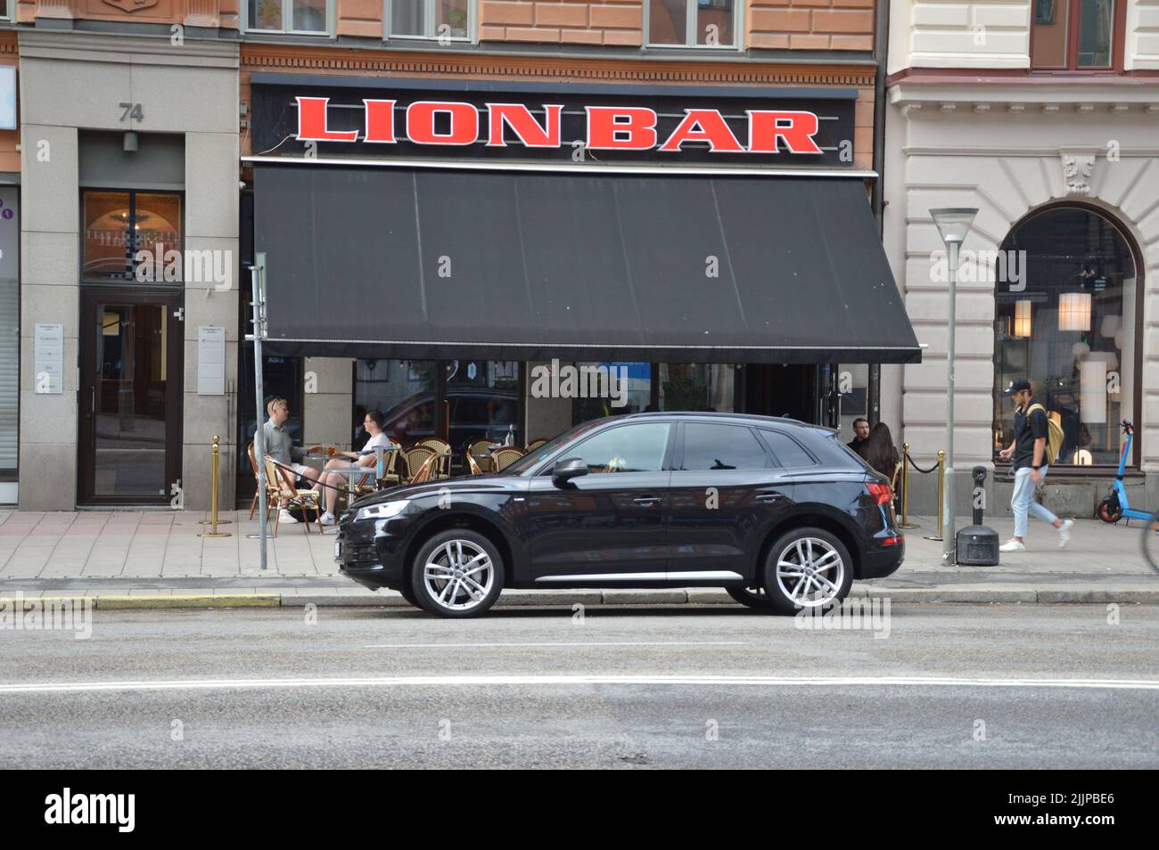 Stockholm, Sweden - July 18, 2022 - Lion Bar at Sveavaegen. (Photo by ...