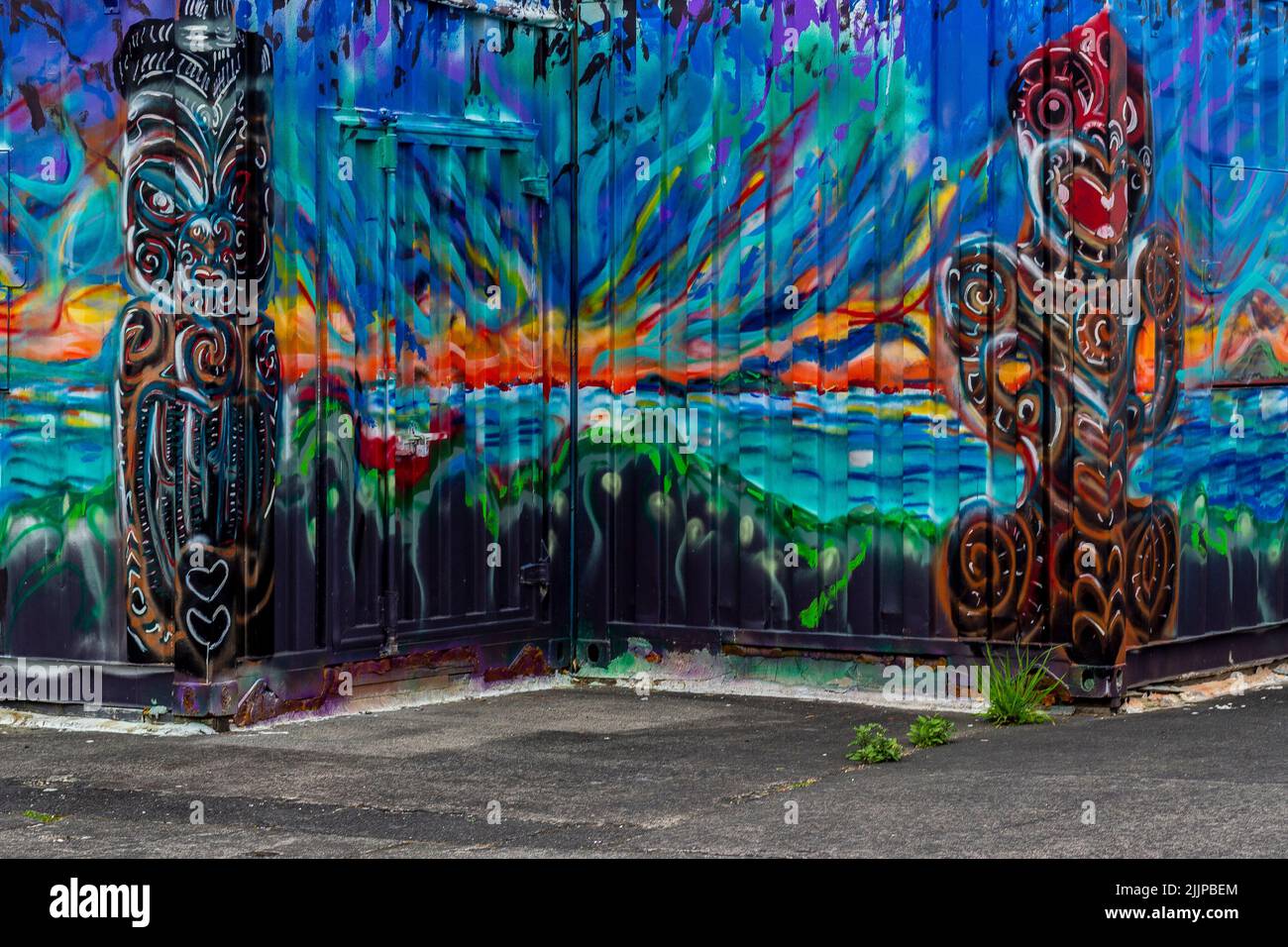 Graffiti art in the street of Auckland, New Zealand Stock Photo - Alamy