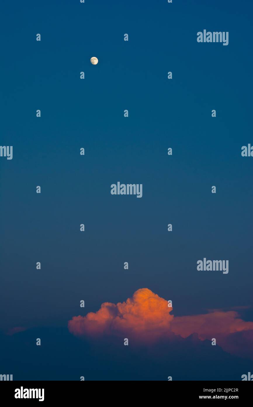 Vertical cloudy moon hi-res stock photography and images - Alamy
