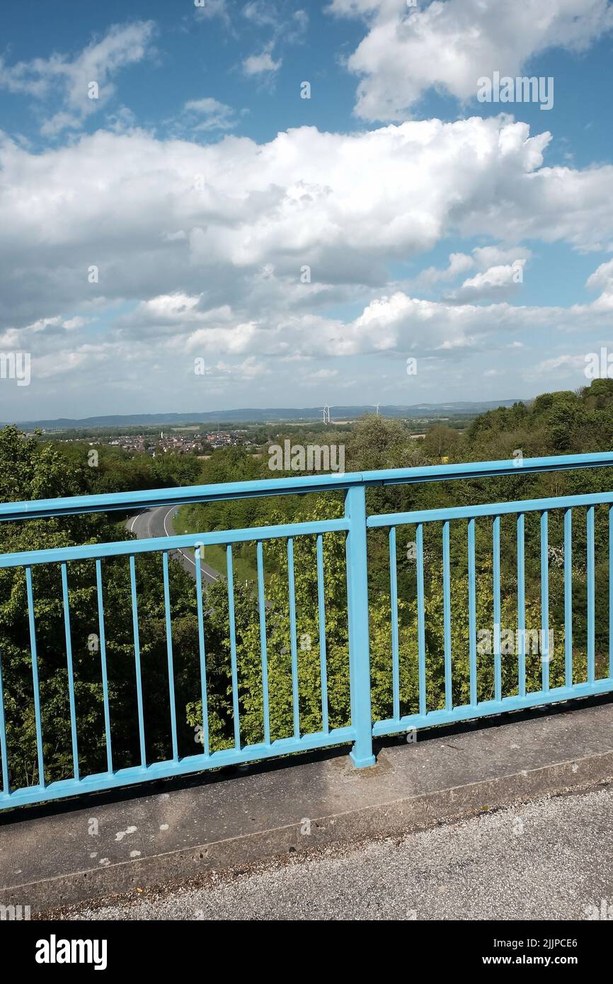 Blue steel railings hi-res stock photography and images - Alamy