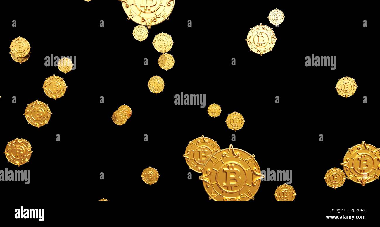 Bitcoins on texture background hi-res stock photography and images - Alamy