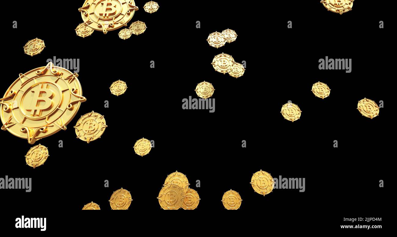 Bitcoins on texture background hi-res stock photography and images - Alamy