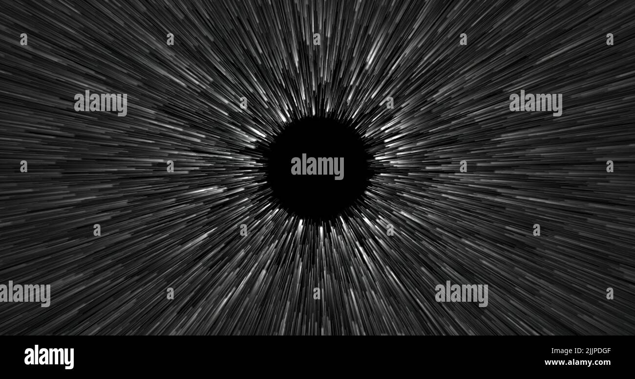 An abstract background of a Space jump Black hole with a black sky with ...
