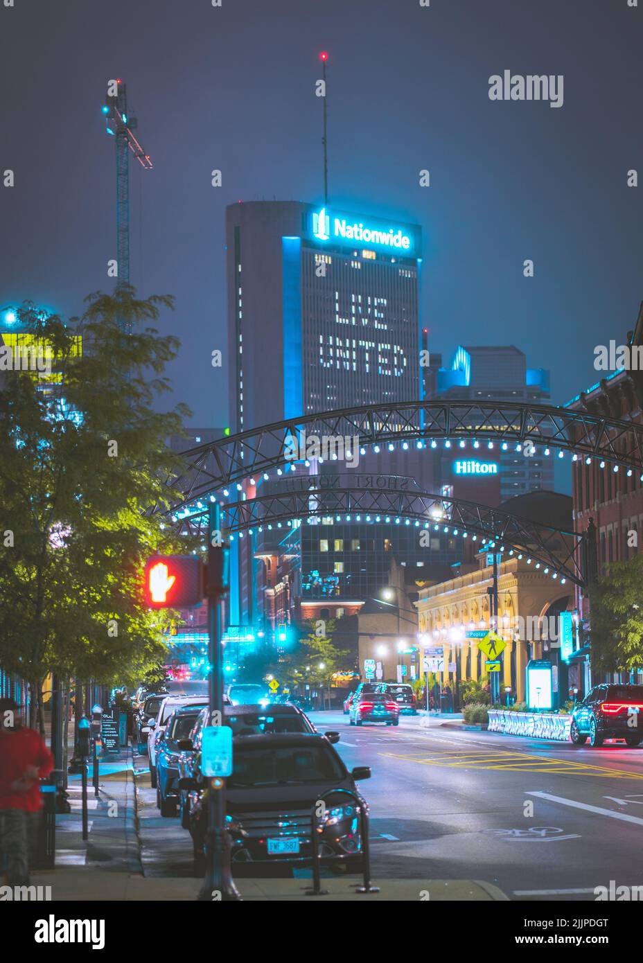 Columbus tower downtown hi-res stock photography and images - Alamy