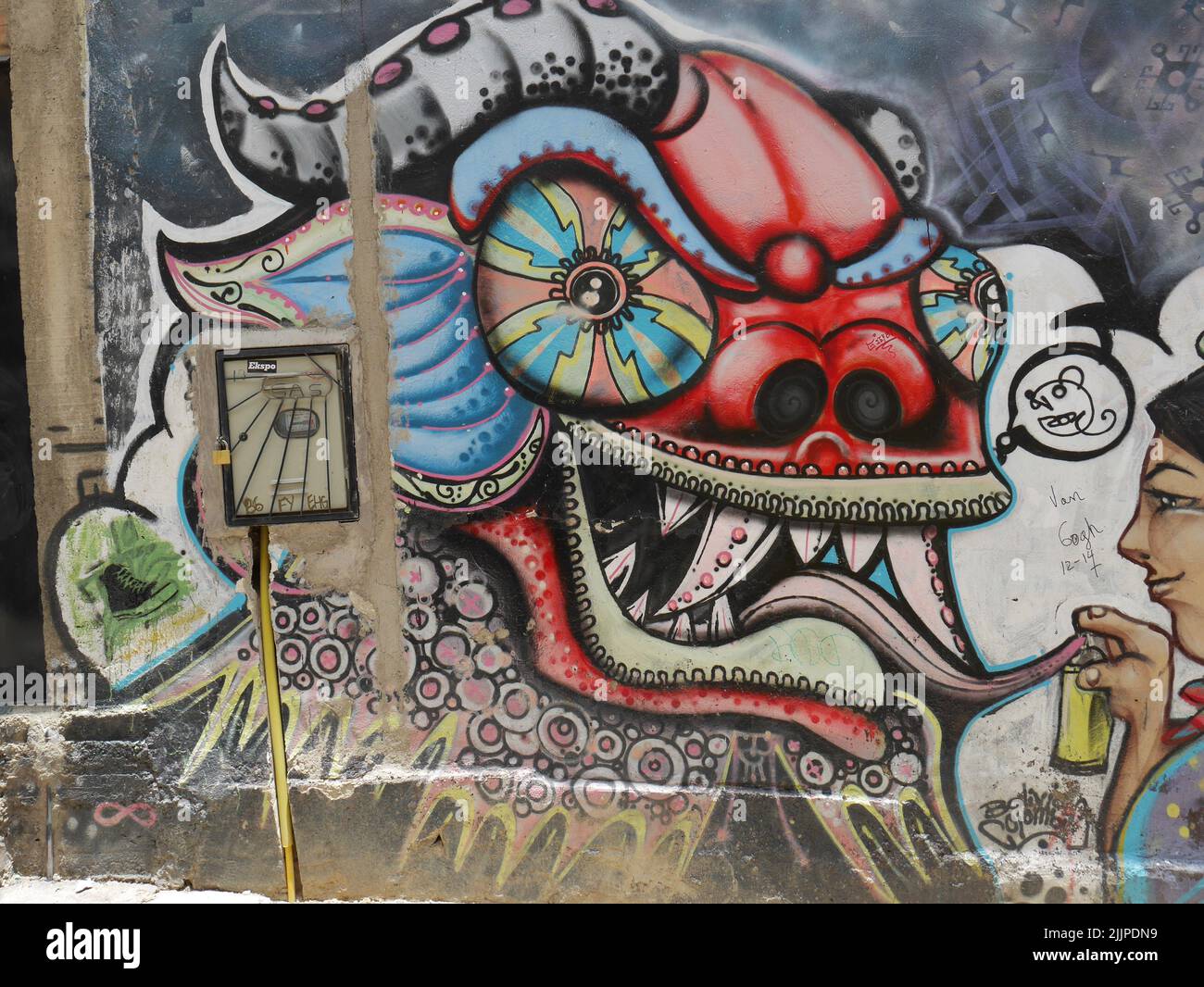 Graffiti wall design hi-res stock photography and images - Alamy