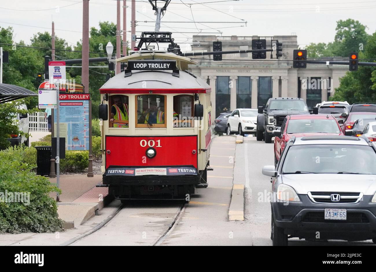 Delmar loop trolley hi-res stock photography and images - Alamy