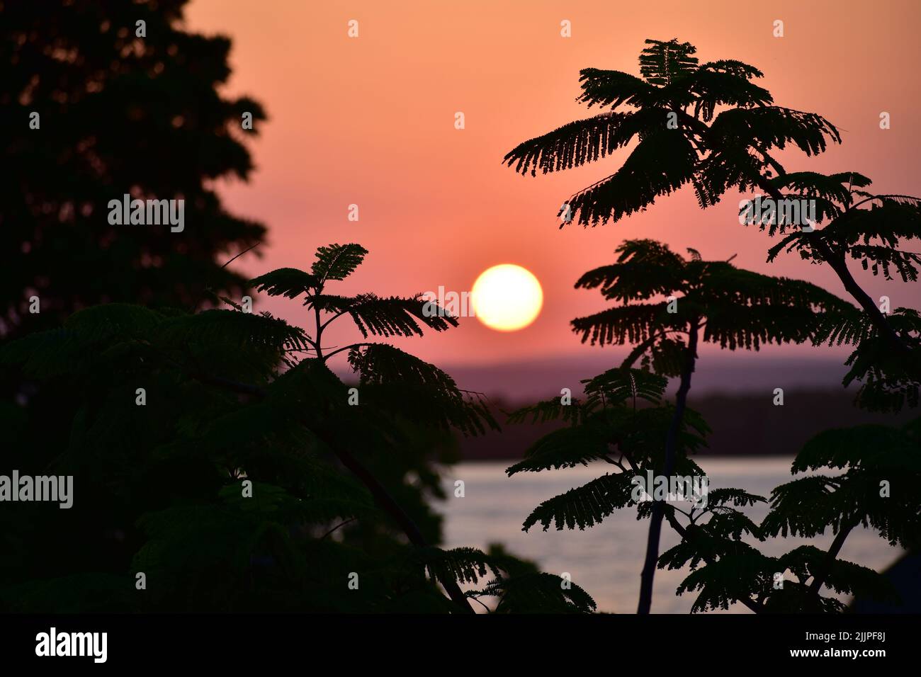 A beautiful sunset view on a beach in Watamu, Kenya Stock Photo - Alamy