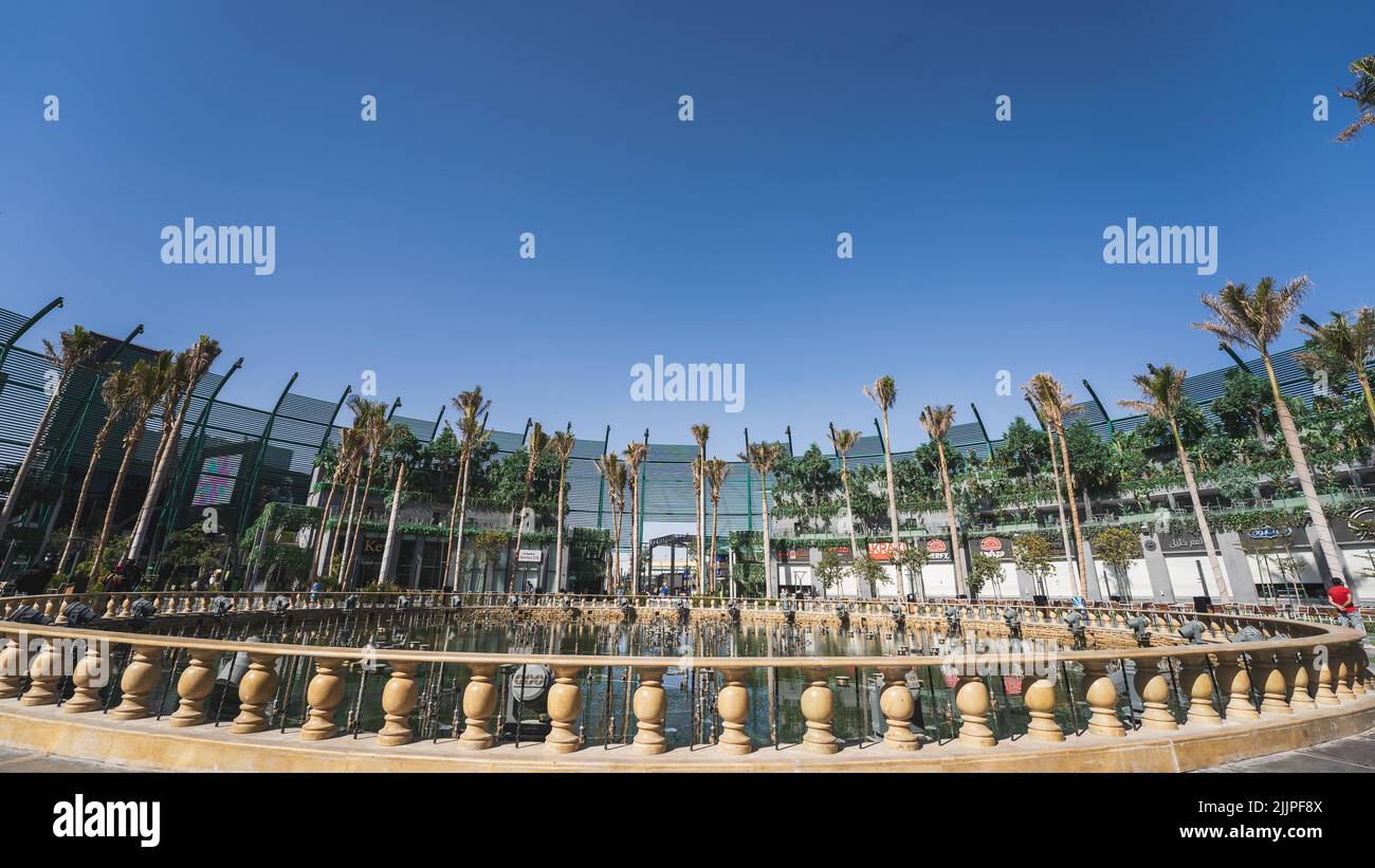 A view of food court of the Qiddiya theme park in Riyadh Stock Photo ...