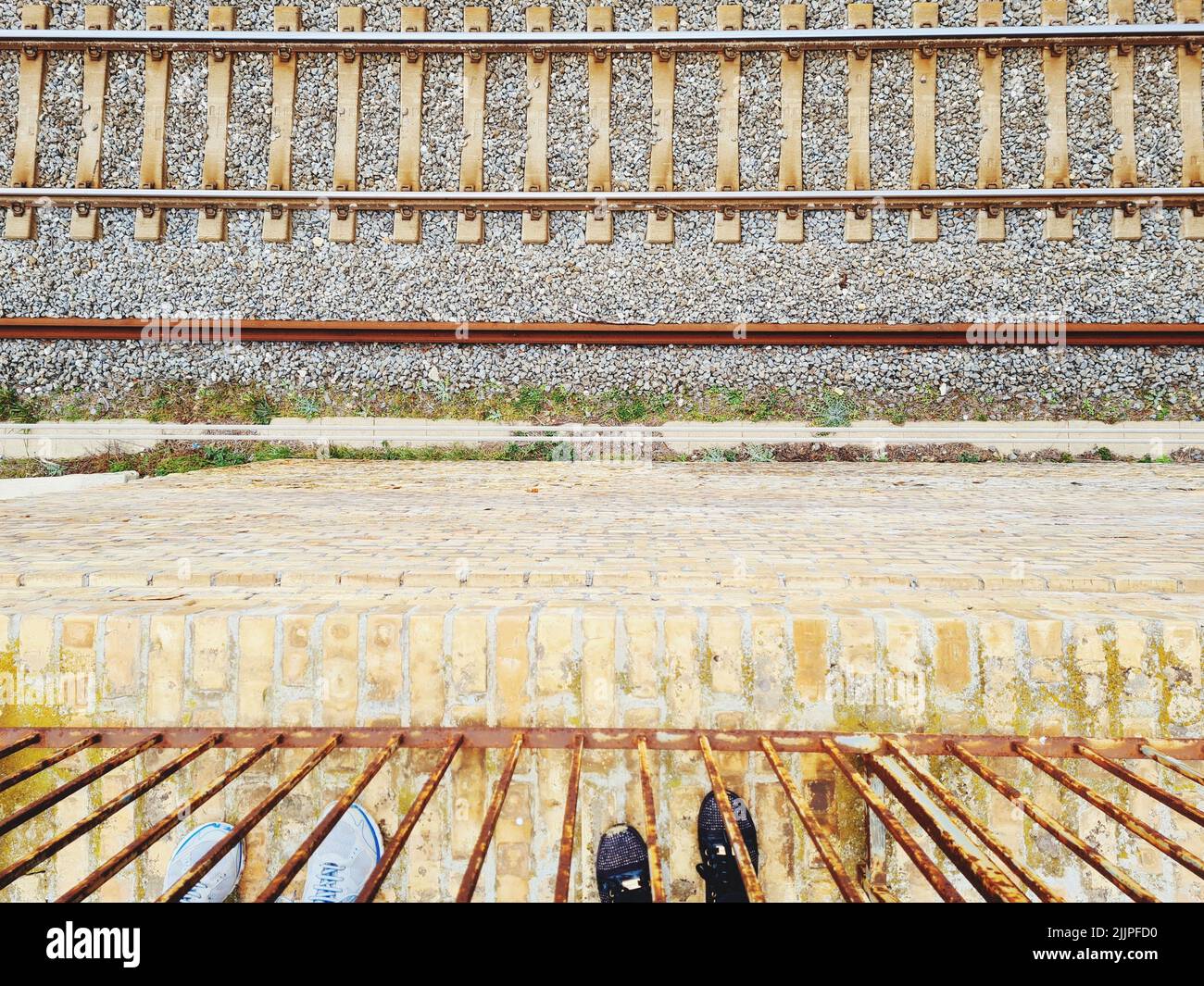 Old railway track hi-res stock photography and images - Alamy