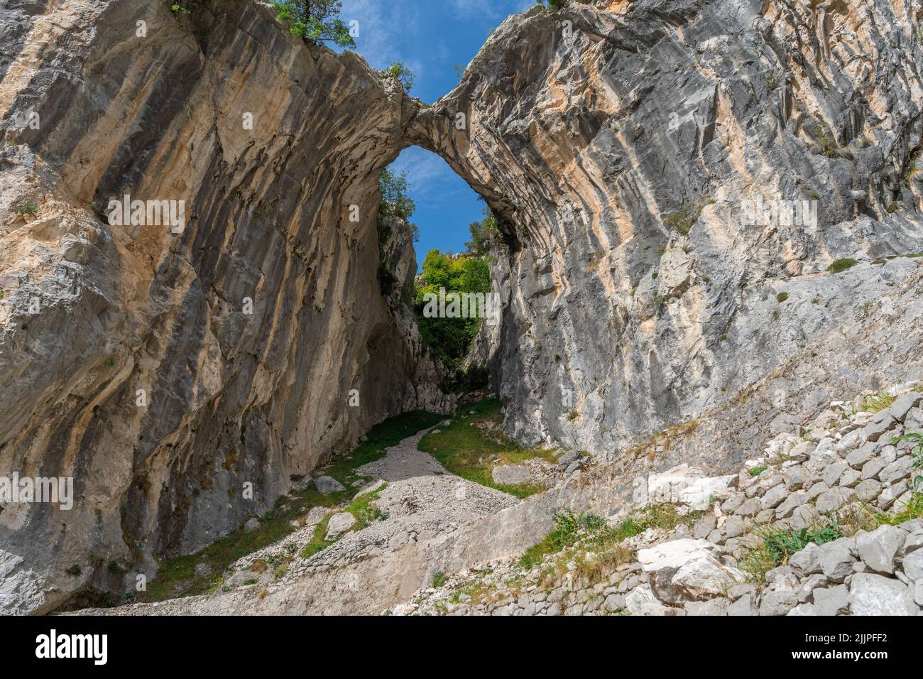 A hill with two mountains combined together Stock Photo - Alamy