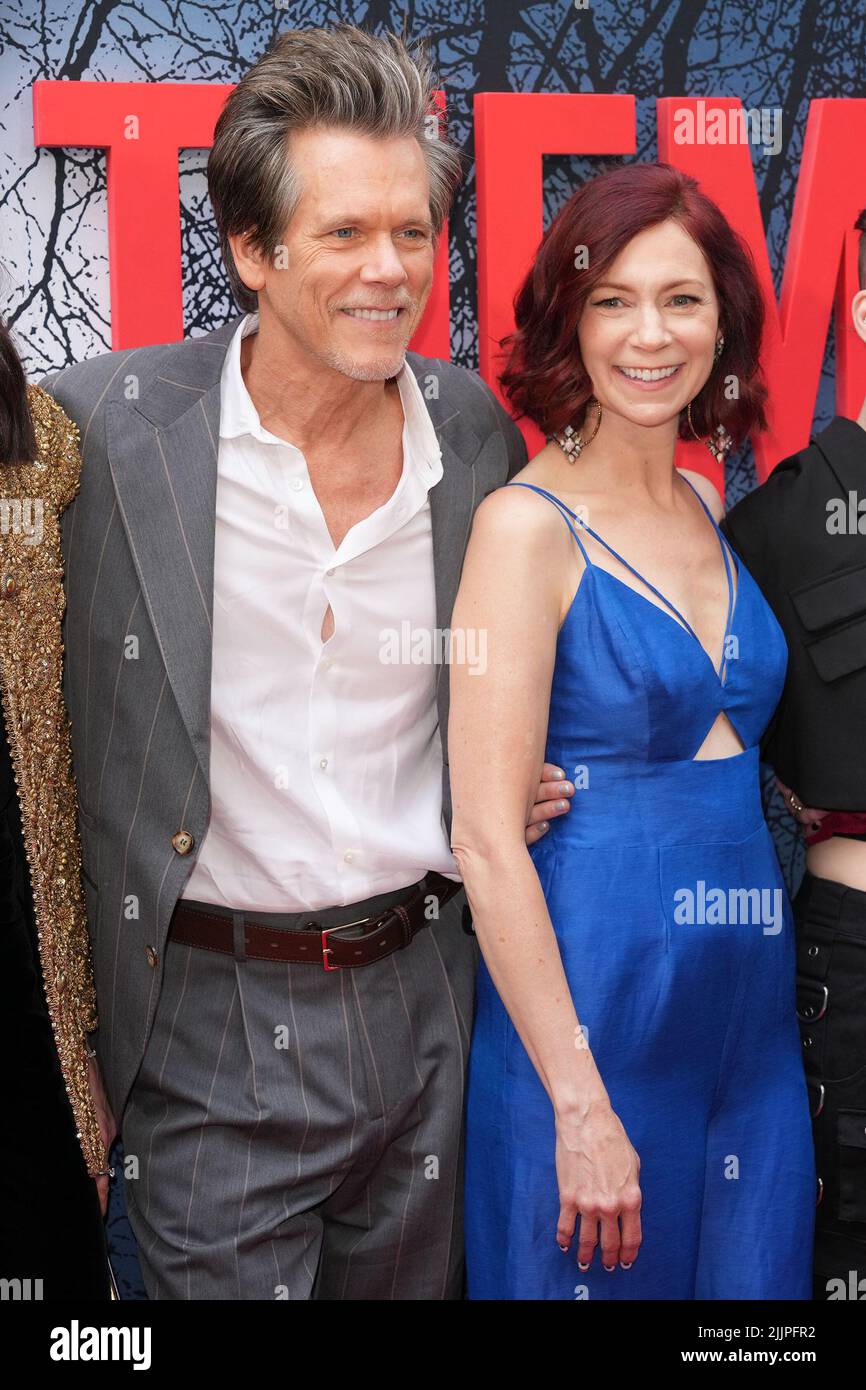 New York Premiere Of ‘They/Them’ -PICTURED: Kevin Bacon, Carrie Preston ...