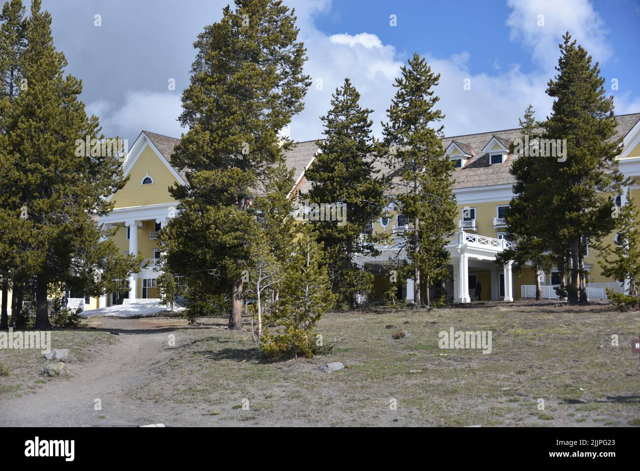 Yellowstone National Park. USA. 5/22/2022. Lake Yellowstone Hotel. Many ...