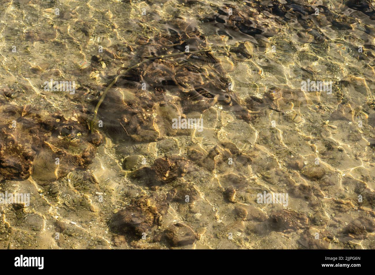 A calm seashore in Hondarribia, Spain Stock Photo - Alamy