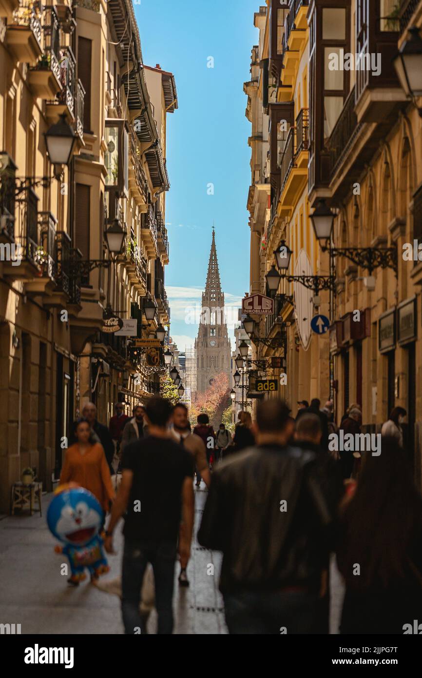 Walking between old buildings hi-res stock photography and images - Alamy