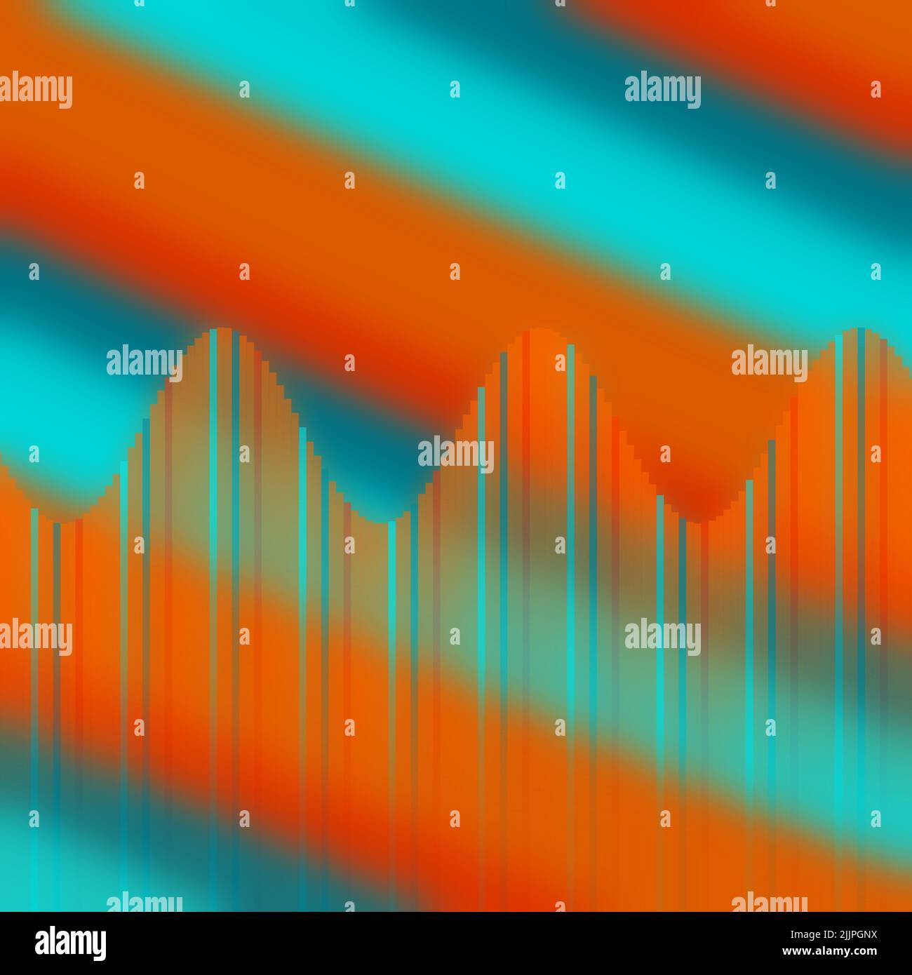 An illustration of colorful seamless vertical frequency lines Stock ...