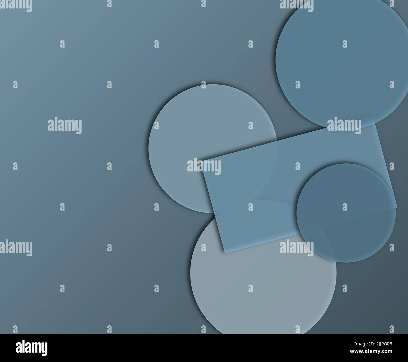 Blue circle shapes hi-res stock photography and images - Alamy