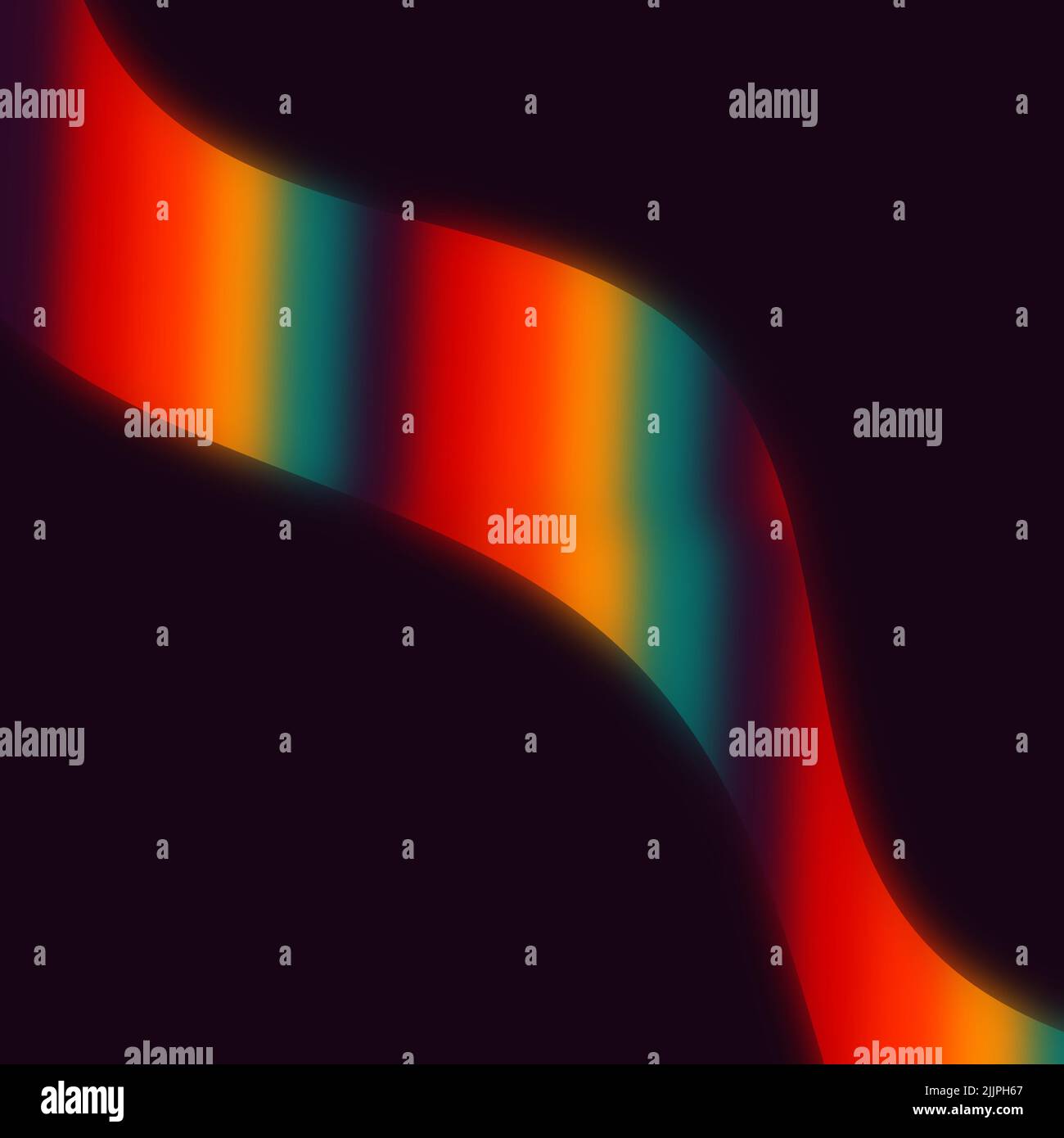 A 3D render of colorful abstract lines Stock Photo - Alamy