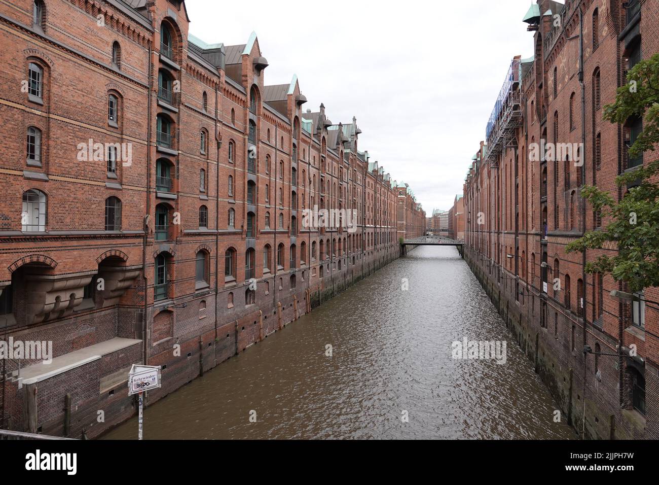 A beautiful shot of brick buildings in Hamburg, Germany Stock Photo - Alamy