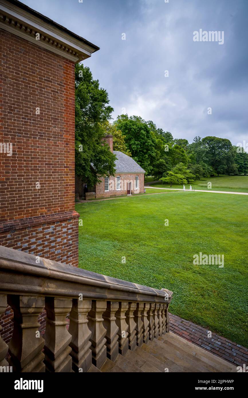 STRATFORD HALL (1738) STRATFORD VIRGINIA USA Stock Photo - Alamy
