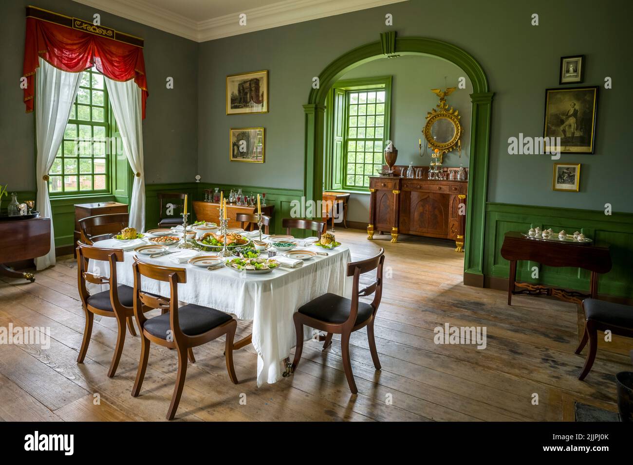 STRATFORD HALL (1738) STRATFORD VIRGINIA USA Stock Photo - Alamy