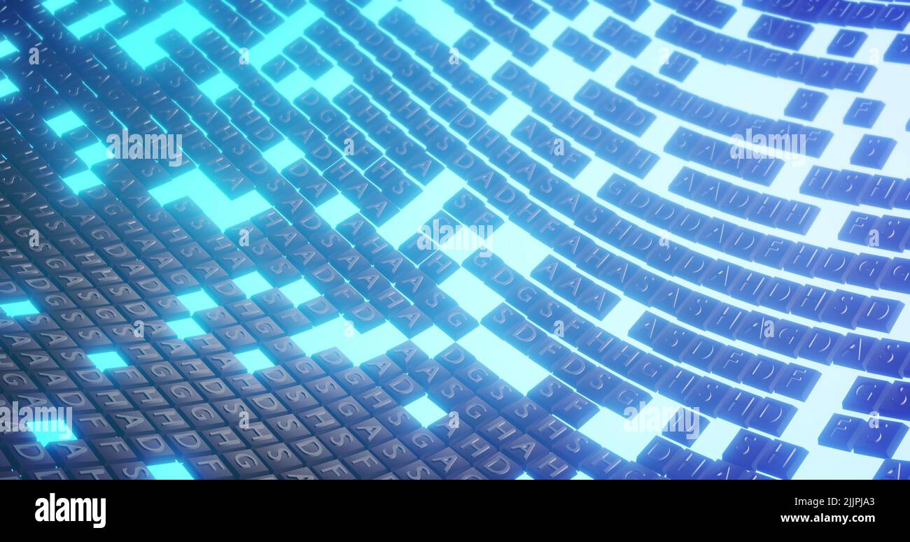 Image of moving tile wall over light background Stock Photo - Alamy