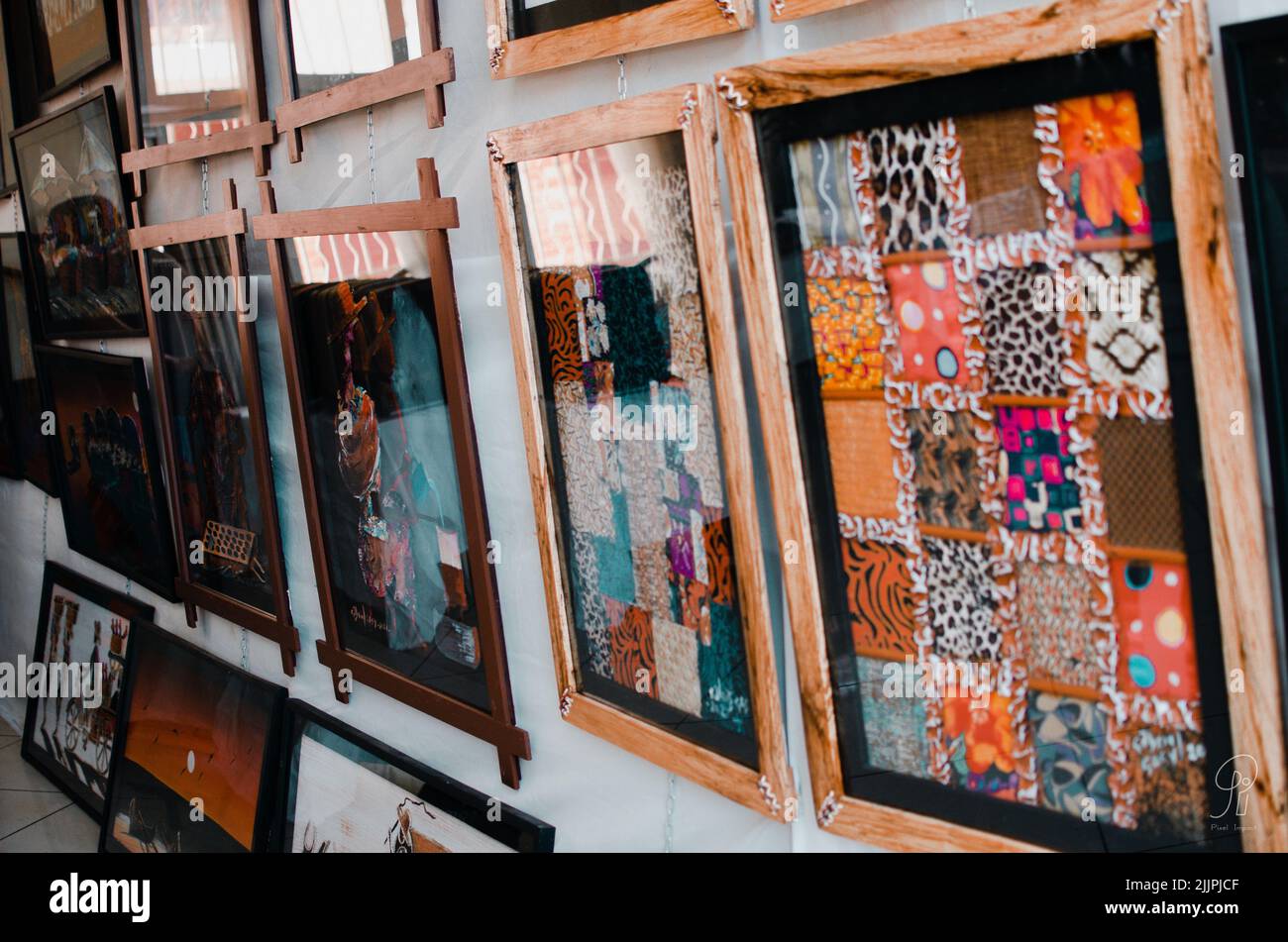The beautiful Malagasy art made with recycled materials Stock Photo - Alamy