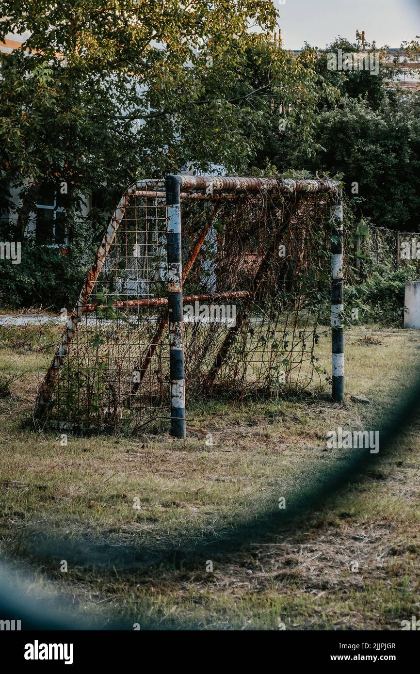 Football gate hi-res stock photography and images - Alamy