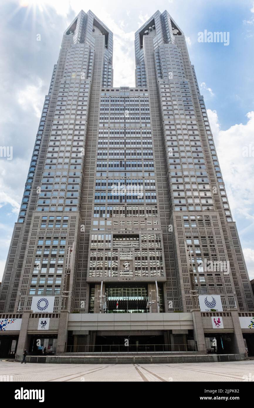 The Tokyo Metropolitan Government Building, also known as Tocho in ...