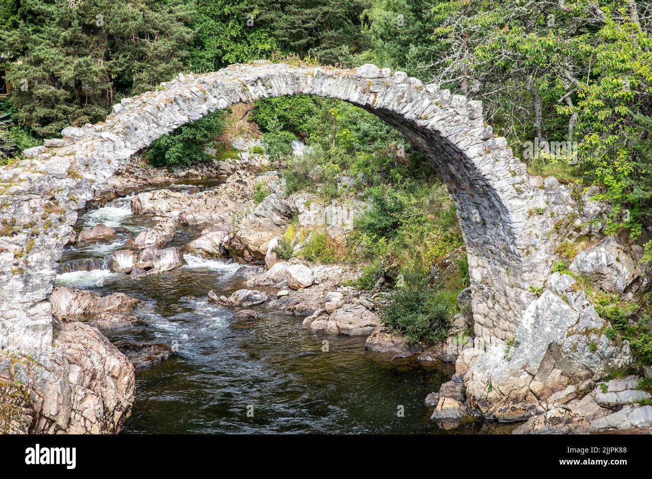 Carrbridge Scotland, historic village in the Cairngorms National Park ...