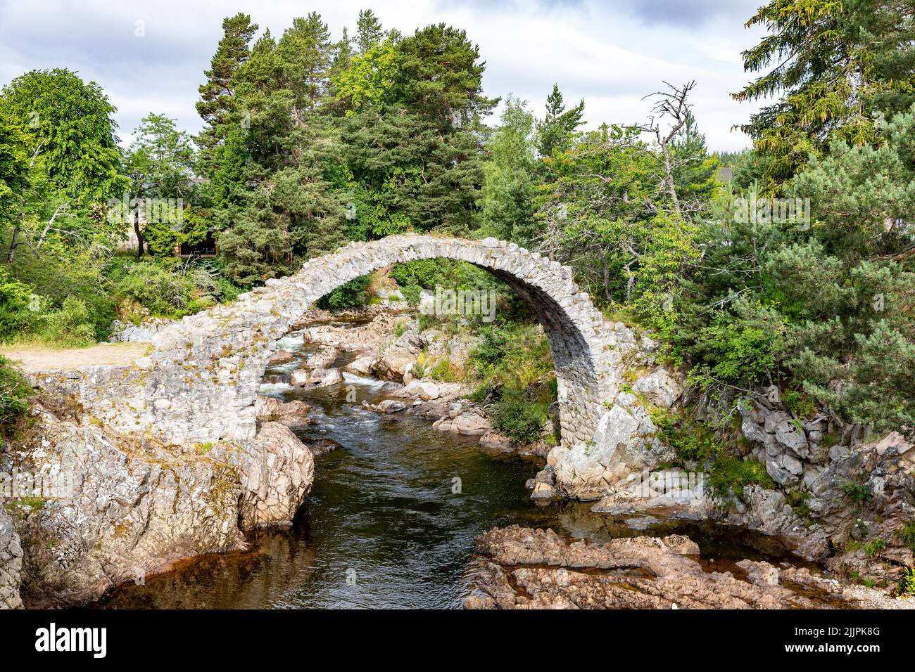 Carrbridge Scotland, historic village in the Cairngorms National Park ...