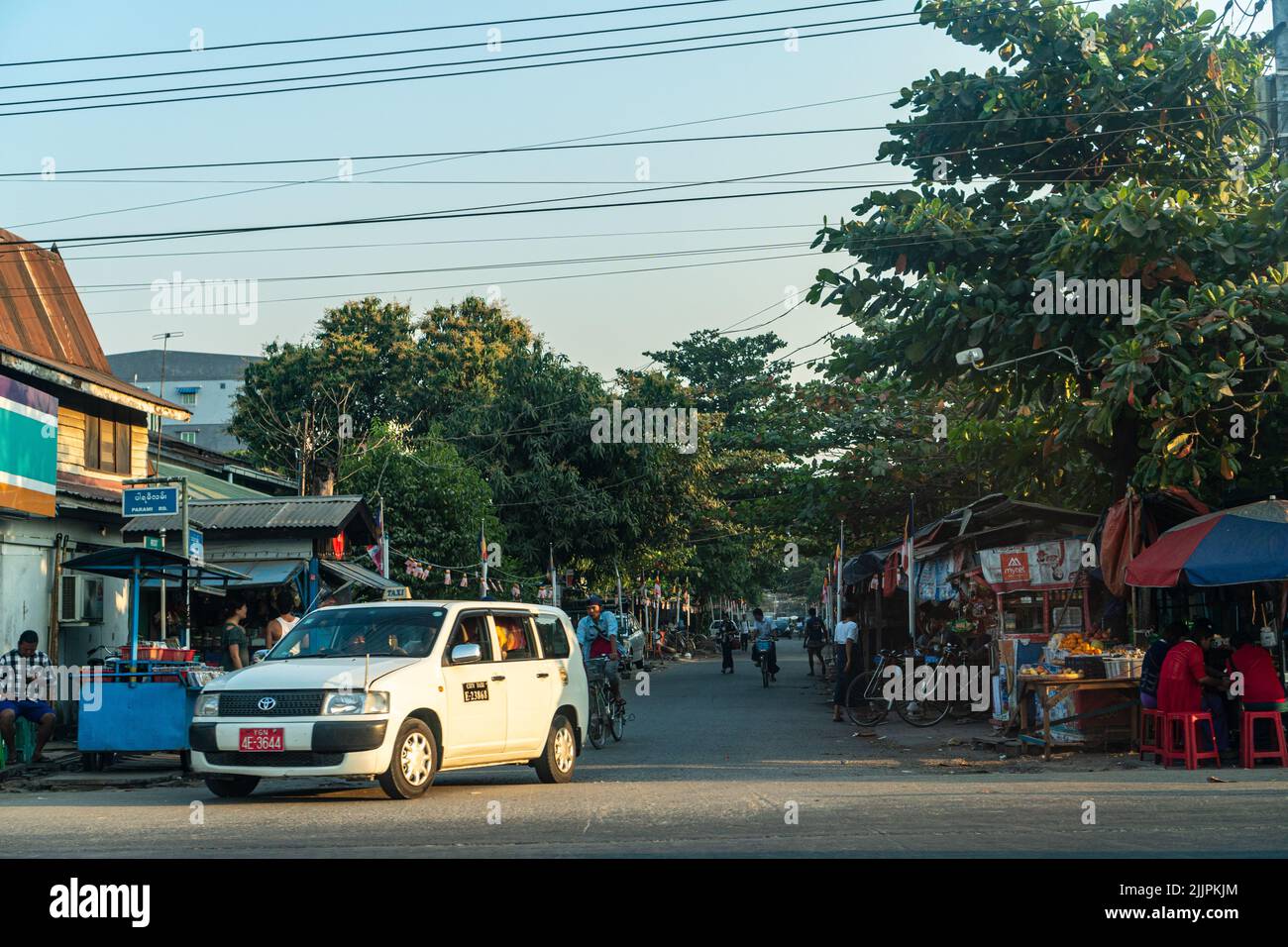 The Views of Yangon city center, in Myanmar at summer Stock Photo - Alamy