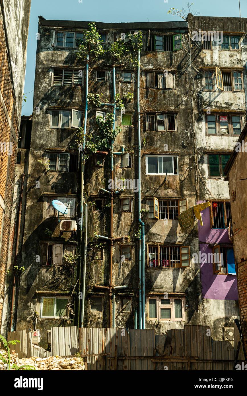 The Views of Yangon city center, in Myanmar at summer Stock Photo - Alamy