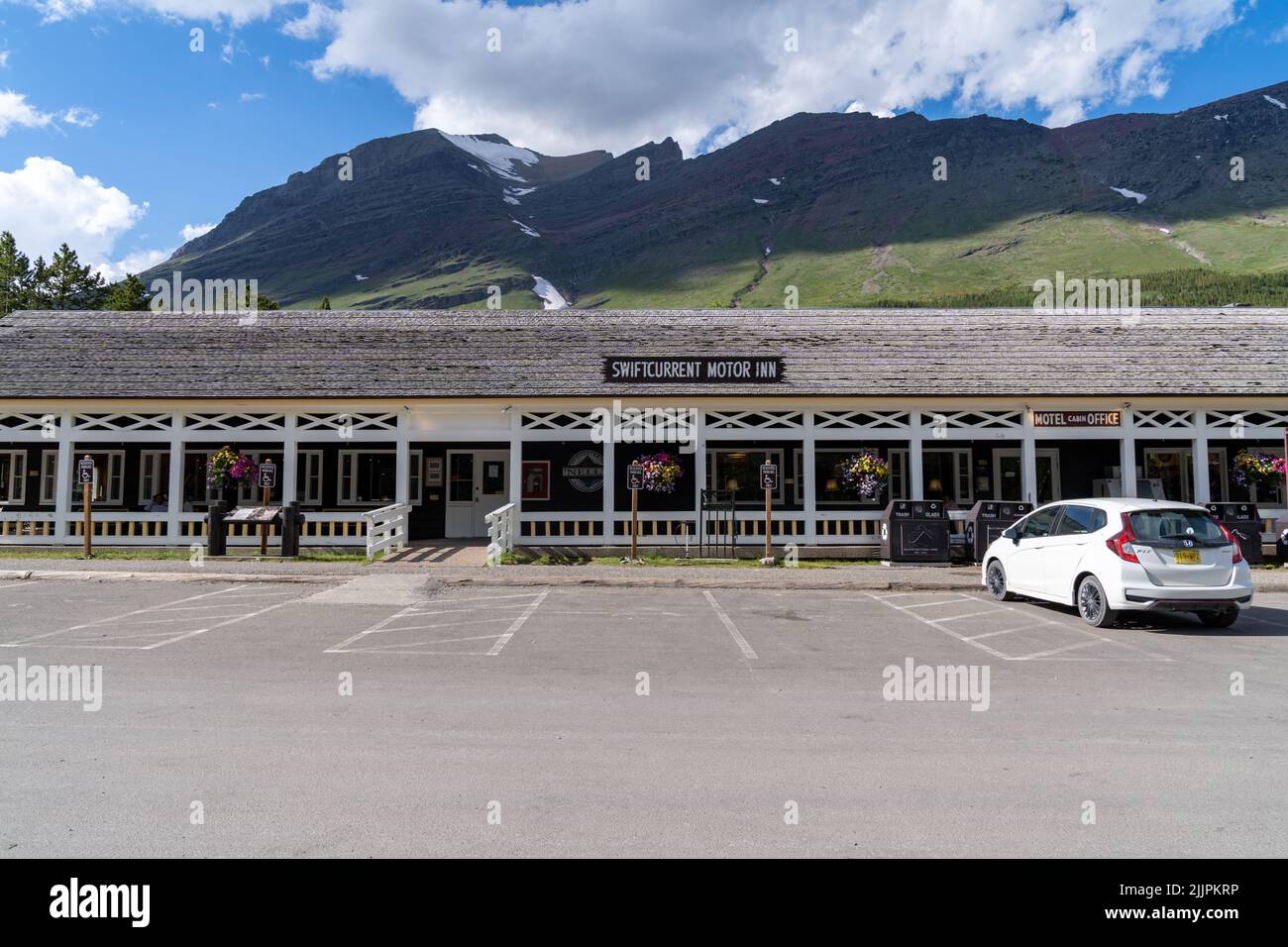 Glacier National Park, Montana - July 2, 2022: Exterior of the ...