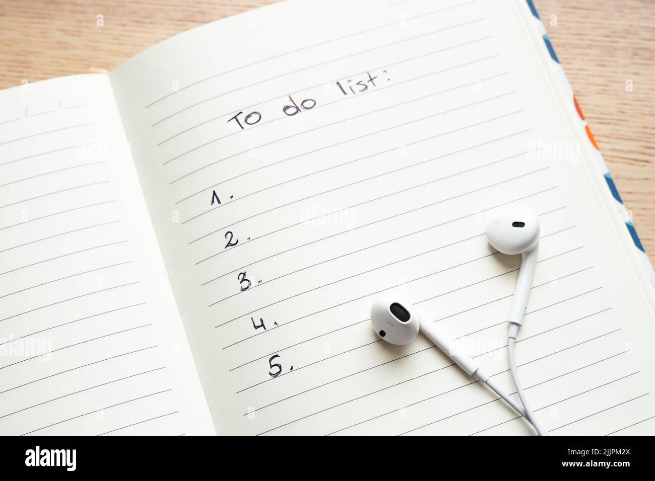 Work list notebook hi-res stock photography and images - Alamy