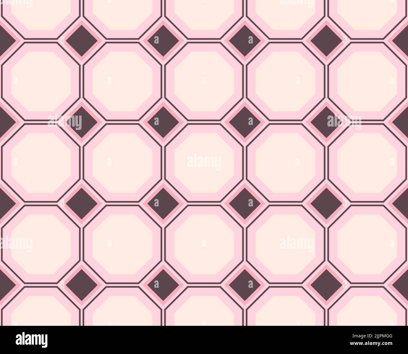 An illustration background of a vibrant seamless tile pattern Stock ...