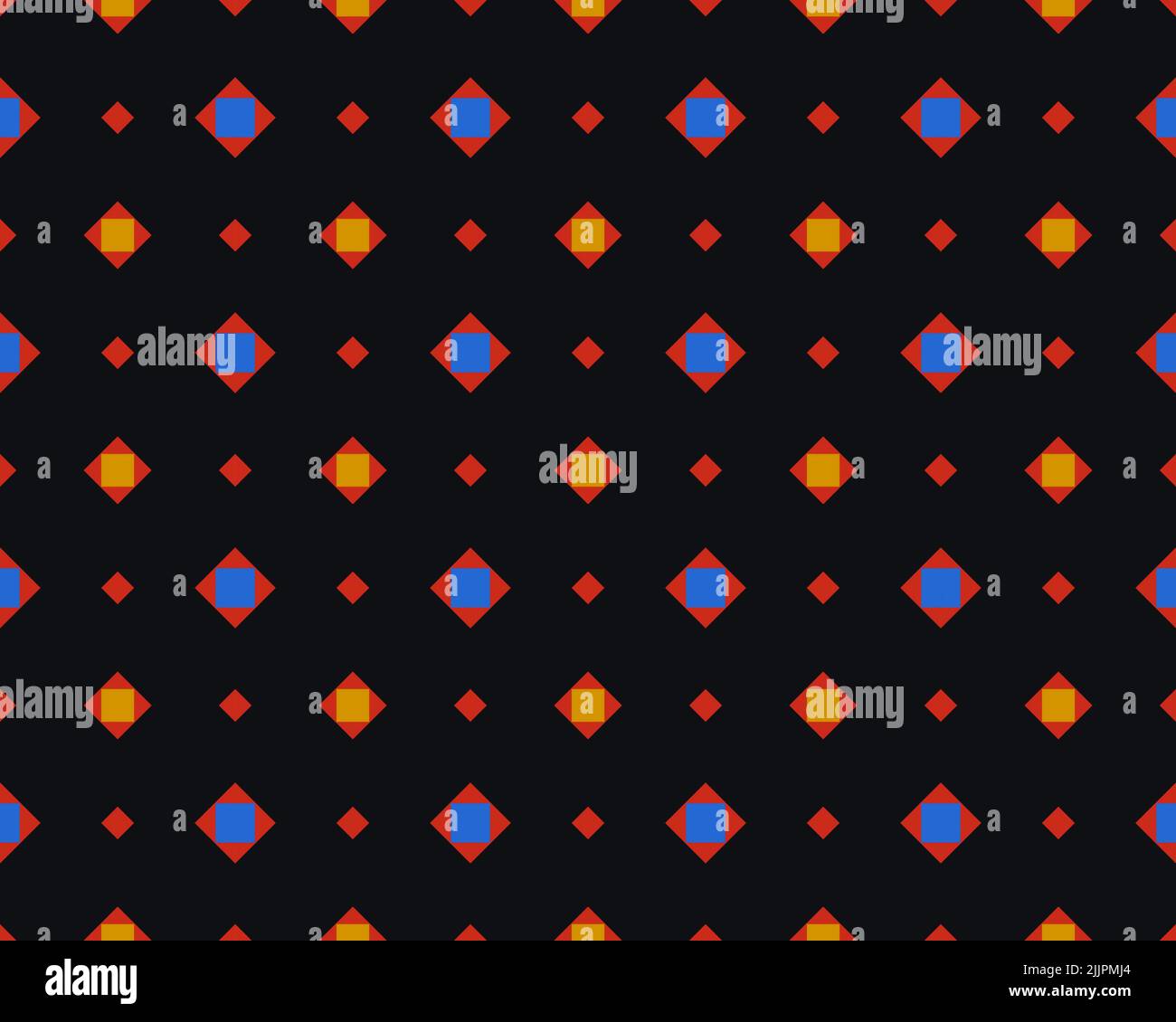 An Illustration of seamless tile pattern in different bright colors ...