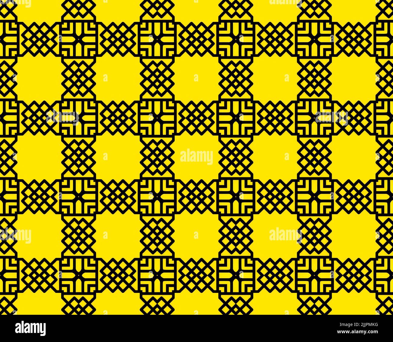 Continuous diagonal meander greek fret repeated motif seamless pattern ...