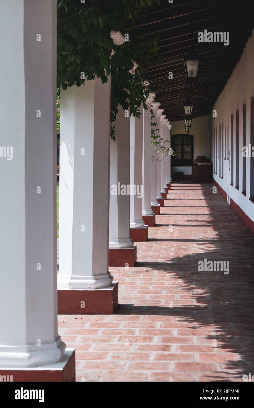 Columned corridor hi-res stock photography and images - Alamy