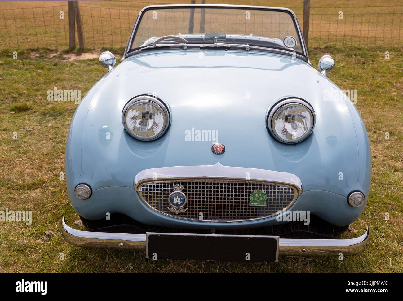 A Classic Frog Eyed Sprite In Appledore Kent UK Stock Photo - Alamy