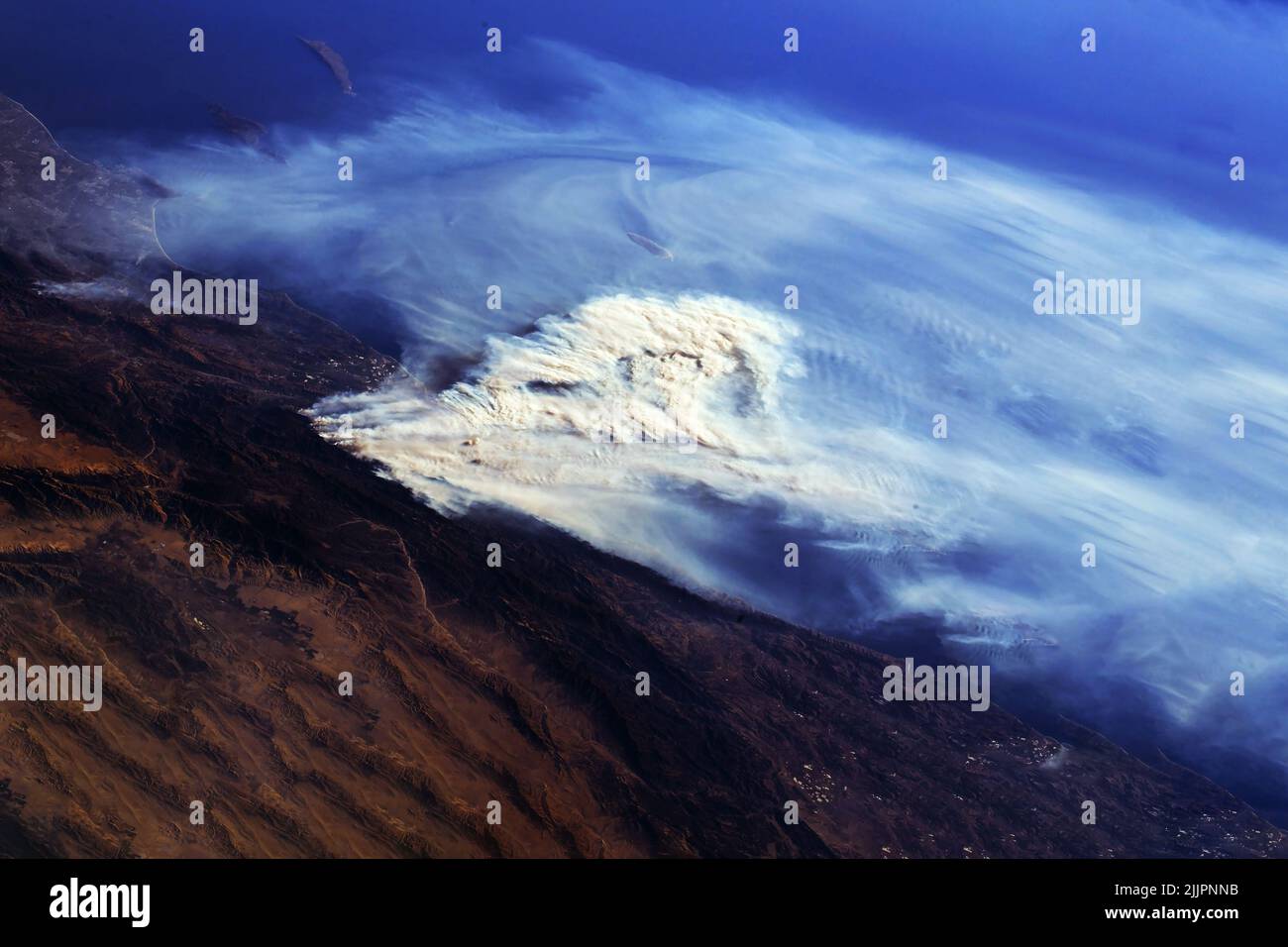 Forest fires, disasters from space. Elements of this image furnished by ...