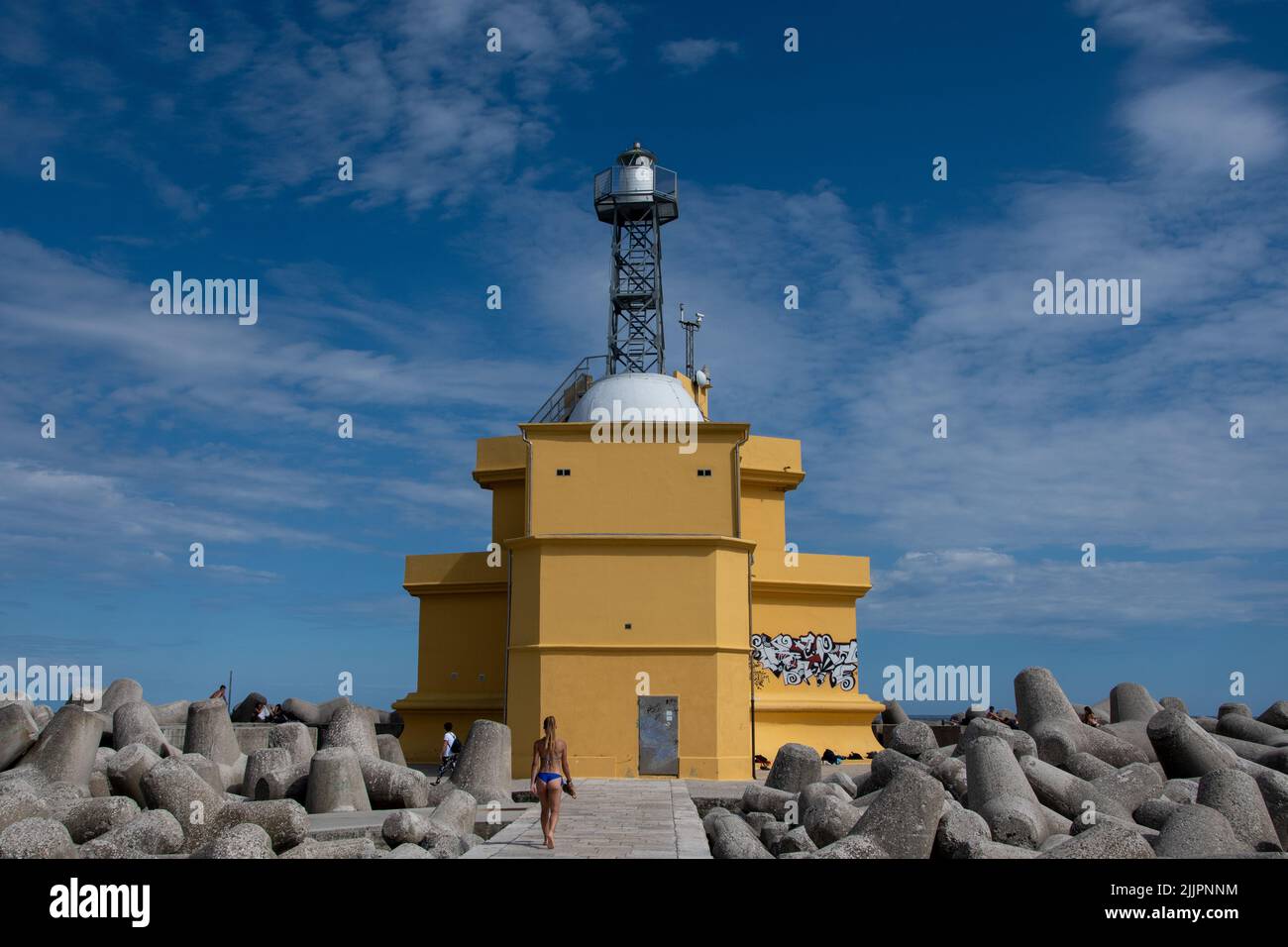 Punta lighthouse architecture hi-res stock photography and images - Alamy
